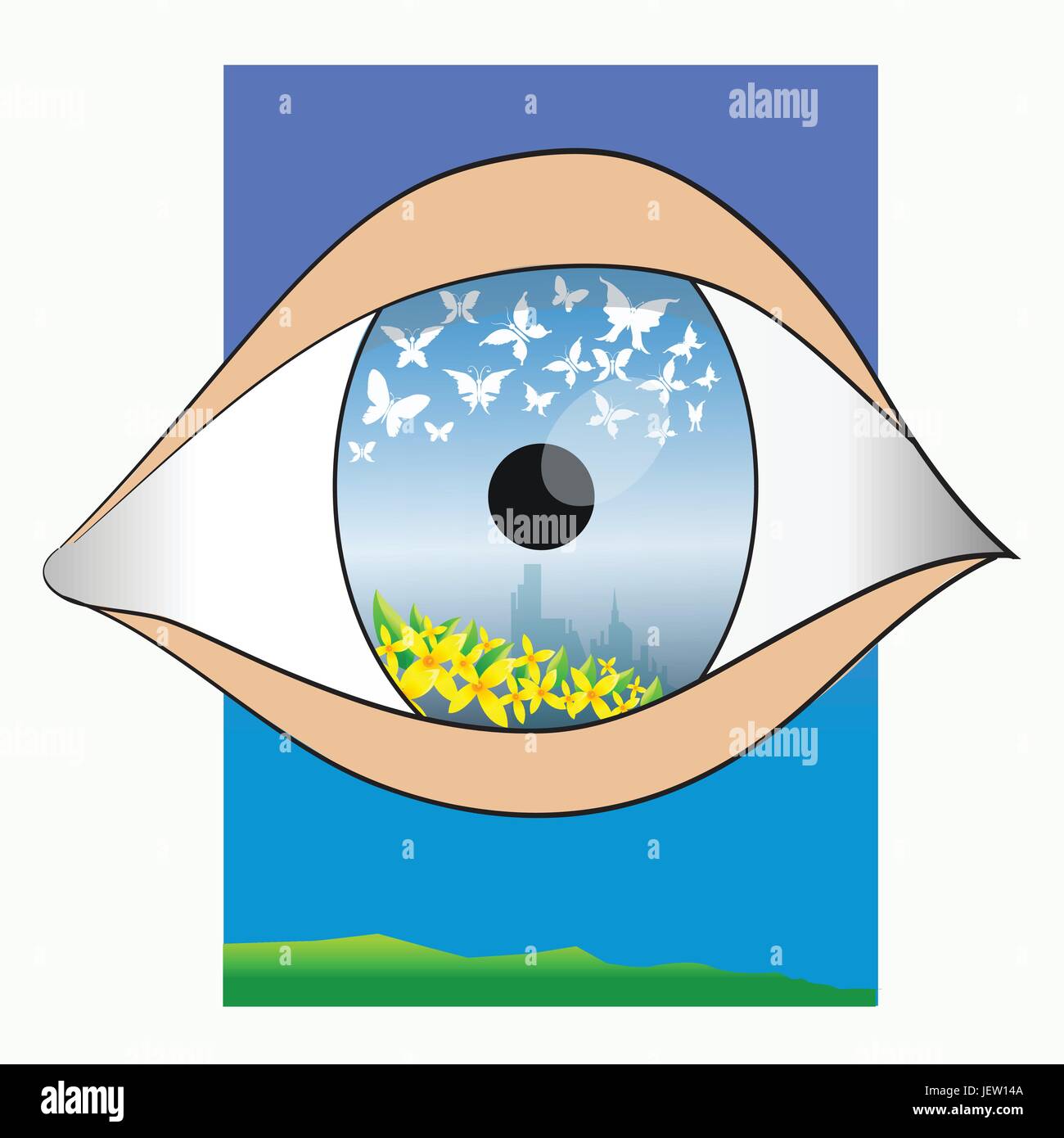Nice close look Stock Vector Images - Alamy