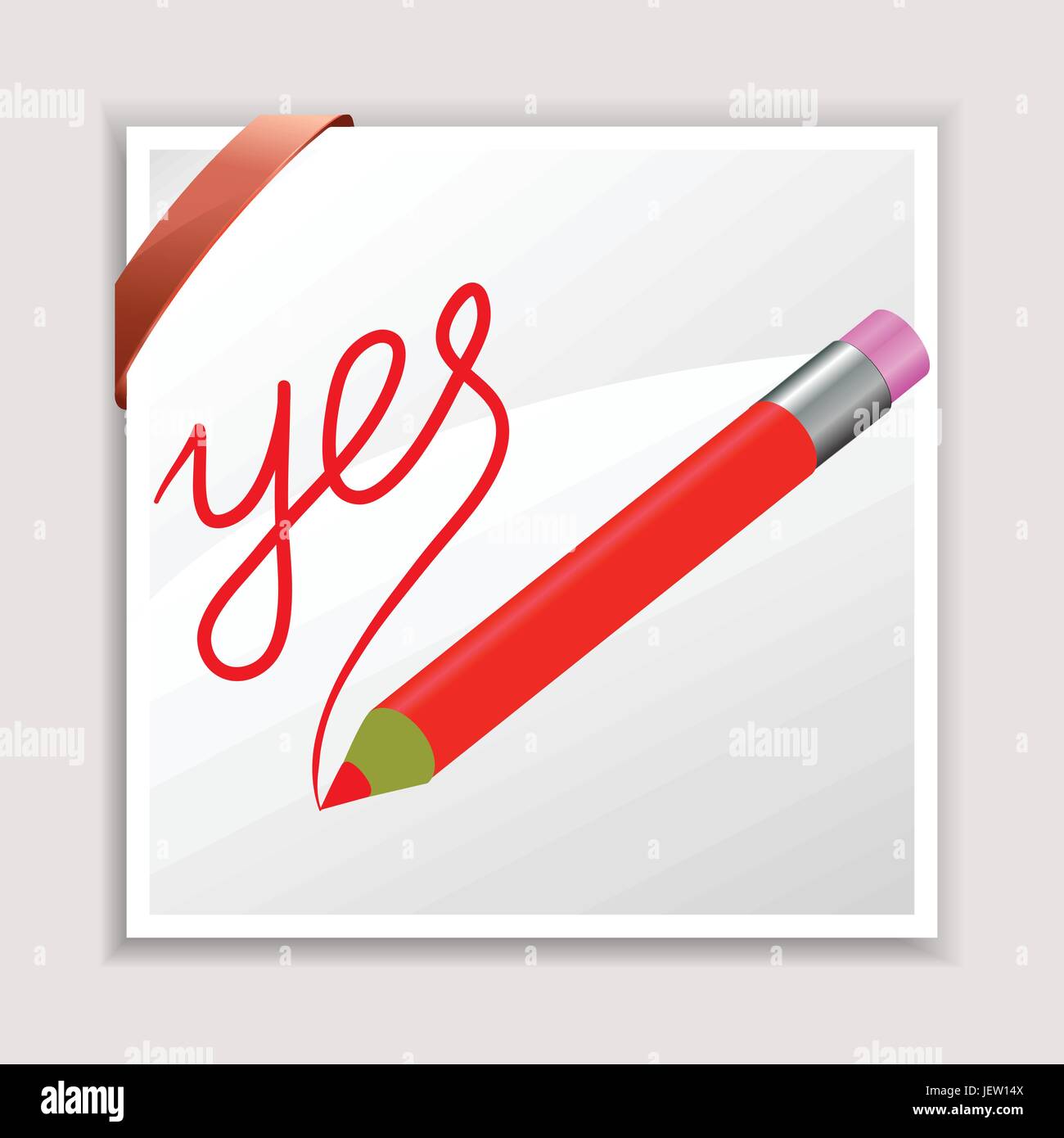 note, memo, agreement, vector, illustrations, yes, sheet of paper ...