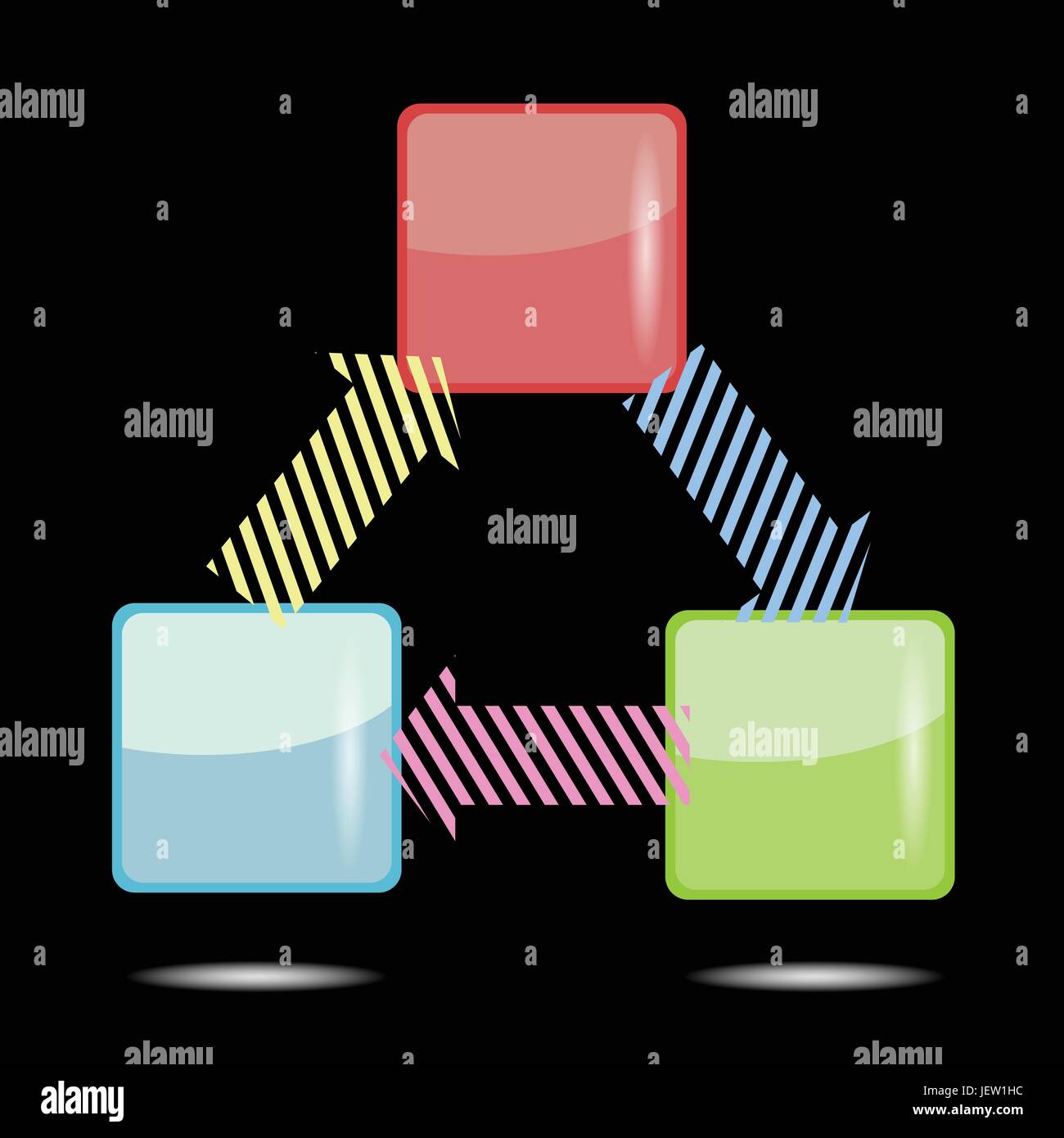 Box section framework Stock Vector Images - Alamy