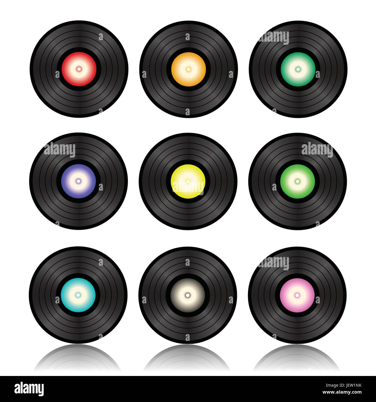 Dj needle on record Stock Vector Images - Alamy