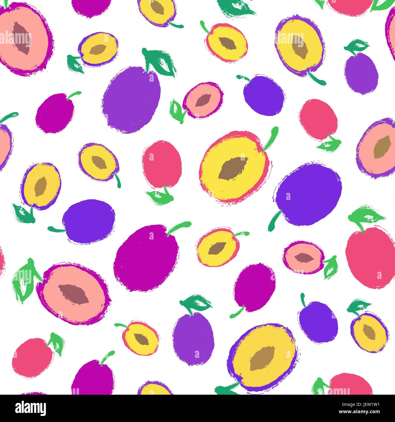 Plum Background Painted Pattern Stock Vector Image & Art - Alamy