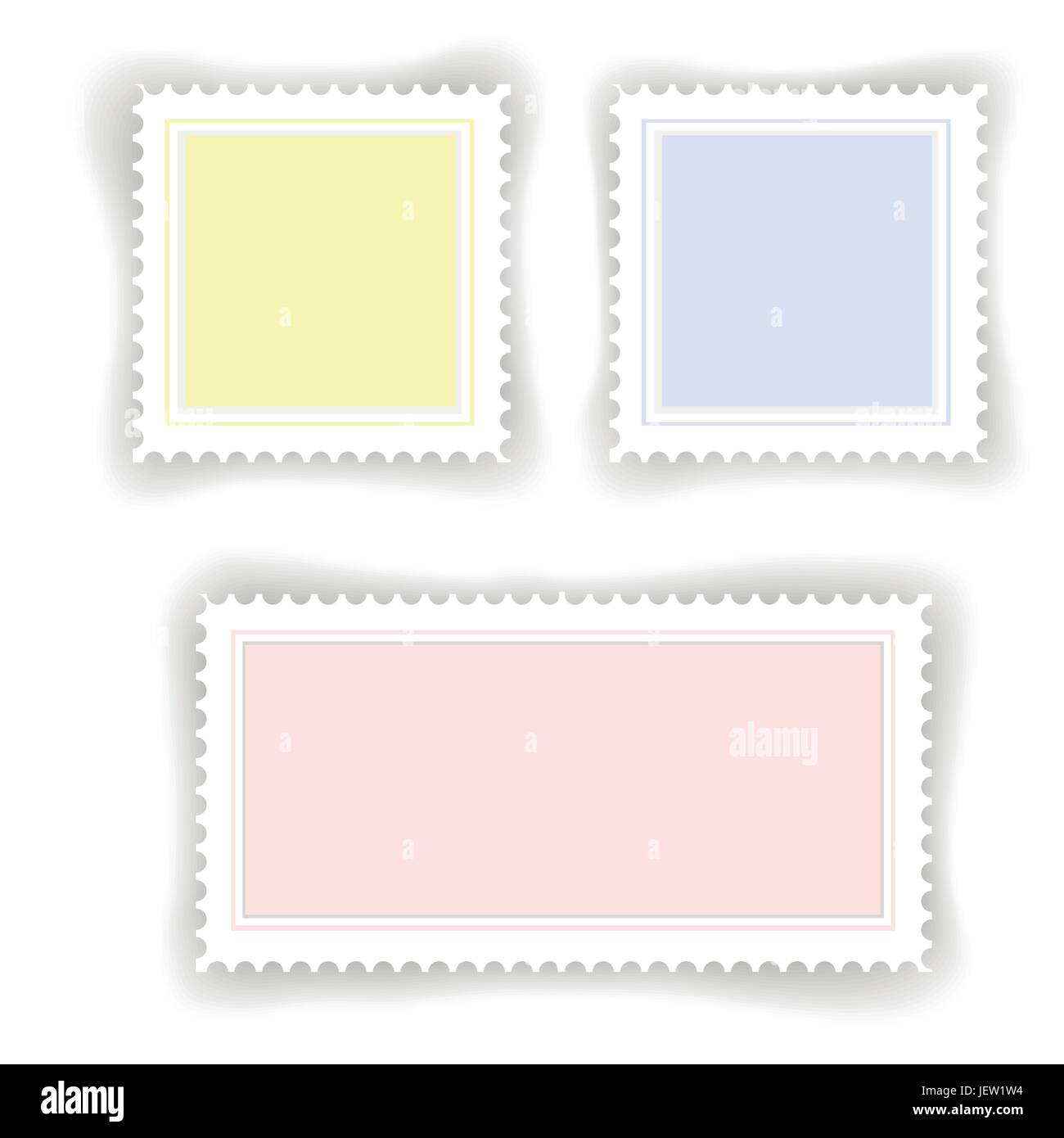 Postage stamps sheet perforated Stock Vector Images - Alamy
