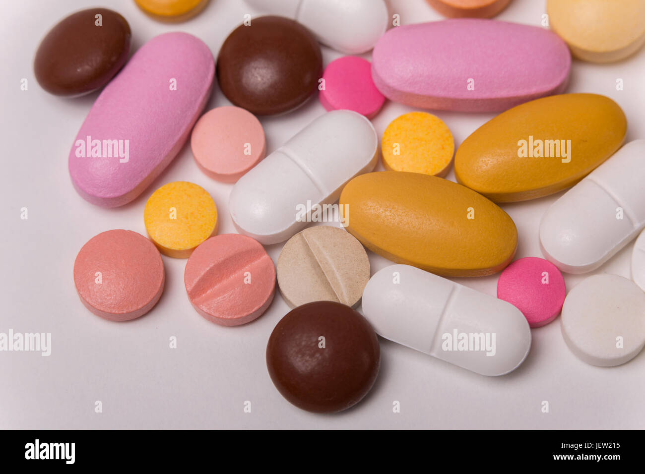 different Tablets pills capsule heap mix therapy drugs Stock Photo - Alamy