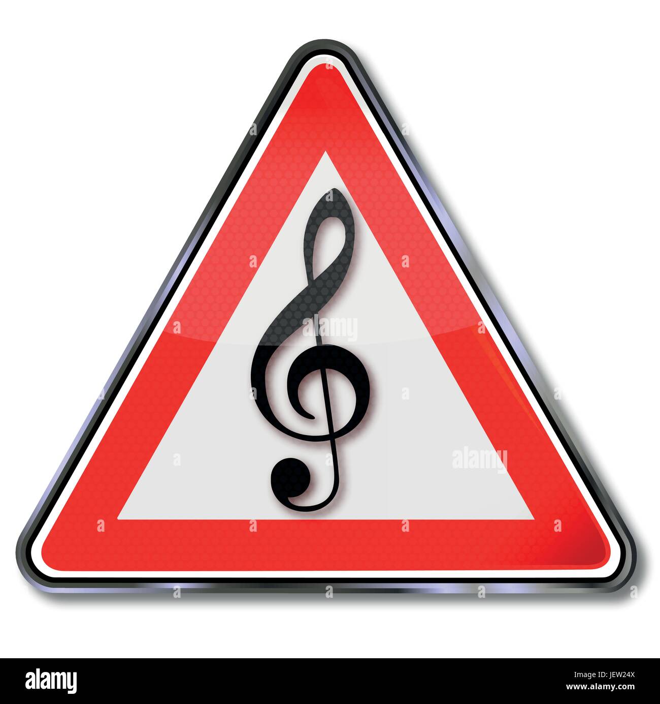 sign with musical note Stock Vector Image & Art - Alamy