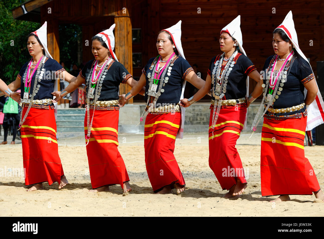 Tribal ritual Dances at the Hornbill Festival, Kohima, Nagaland, India ...