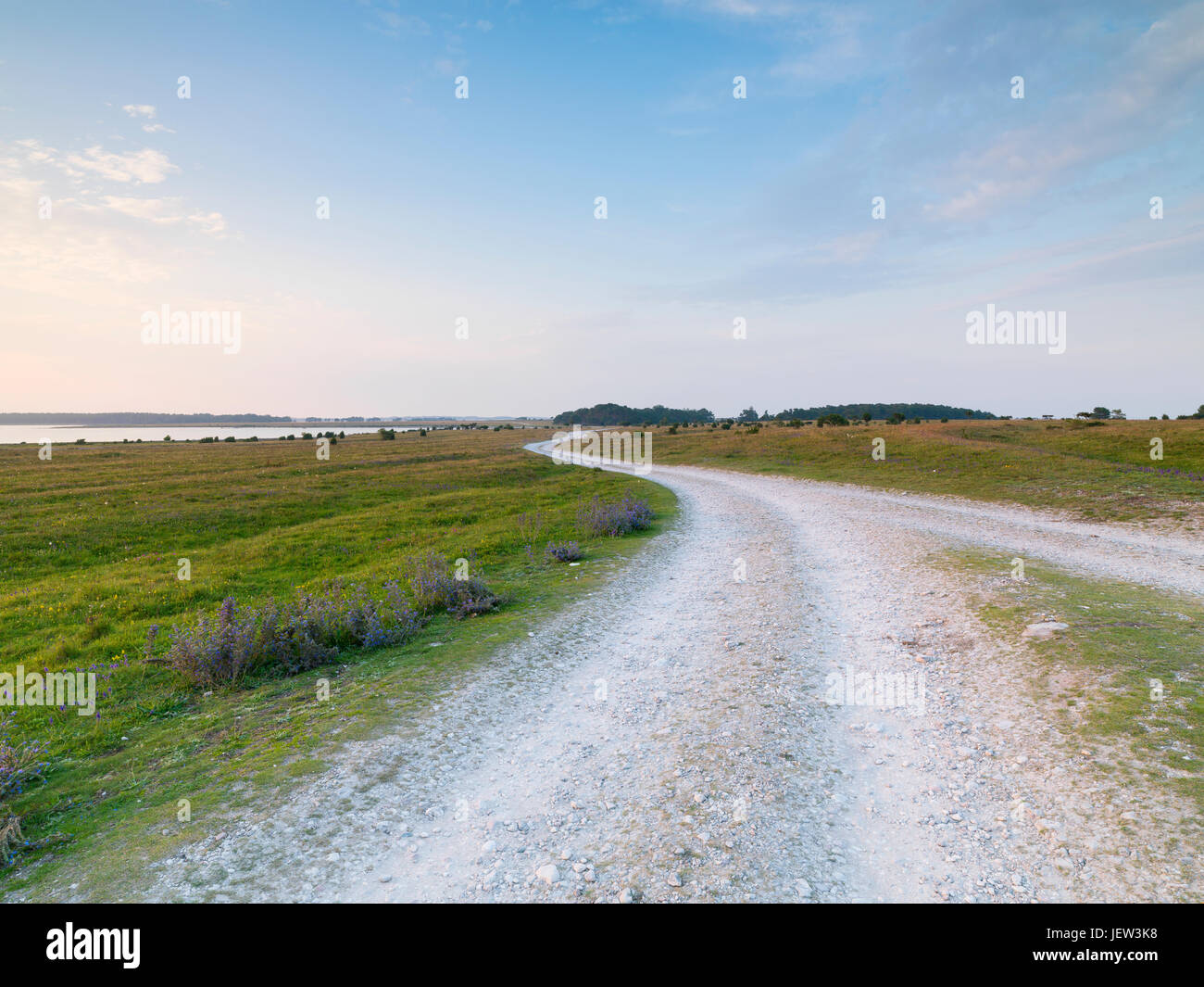 Dirt track at sea Stock Photo - Alamy