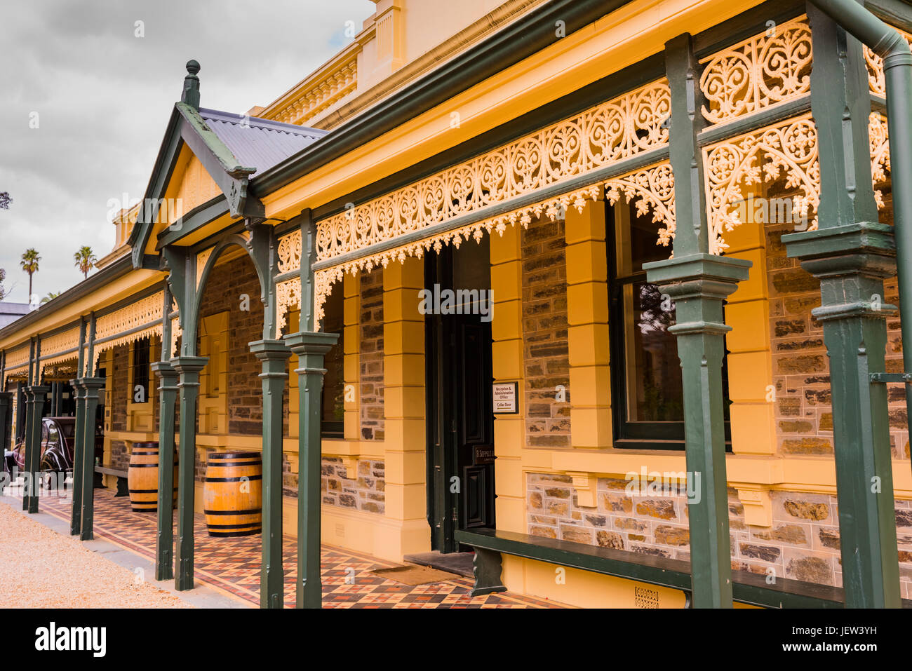 Seppeltsfield Winery in the Barossa Valley, South Australia Stock Photo ...