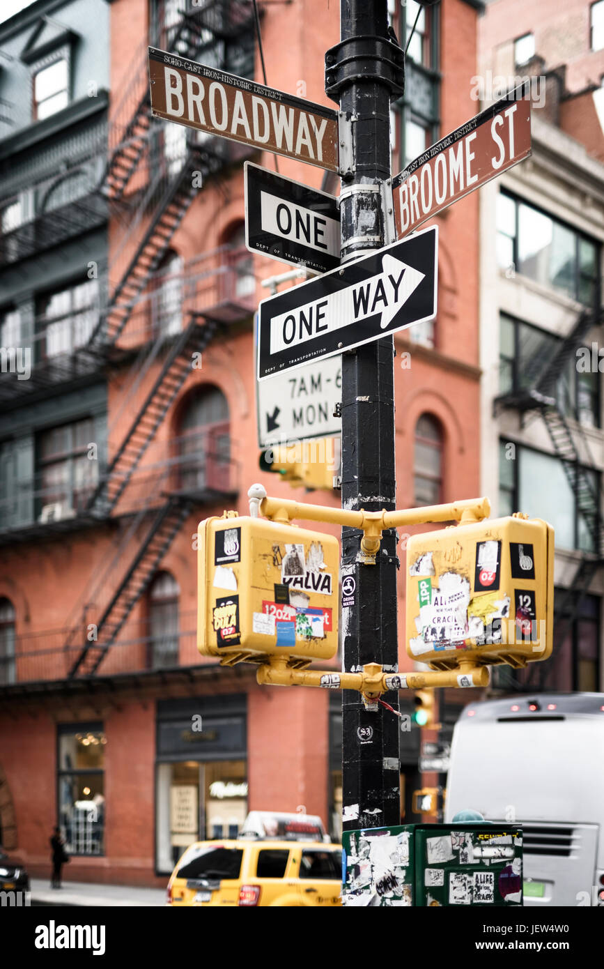 Street signs, close-up Stock Photo - Alamy