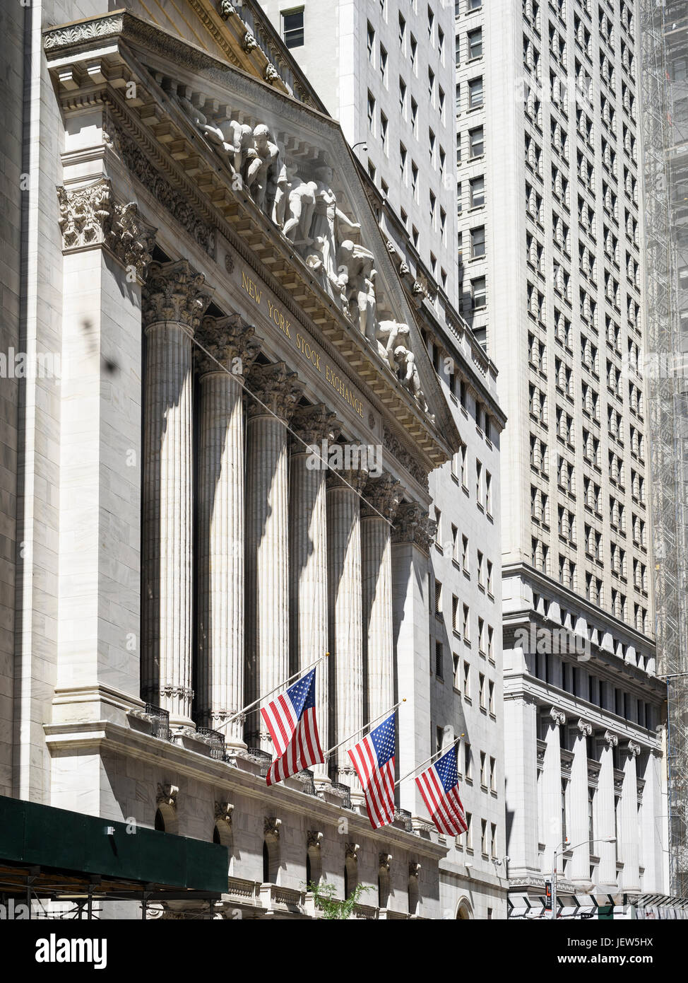 New York stock Exchange building, New York City, USA Stock Photo - Alamy