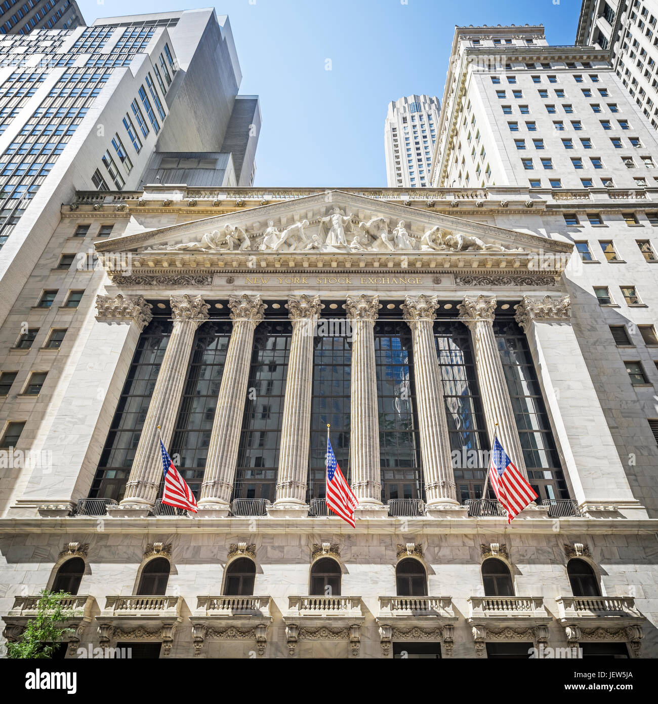 New York stock Exchange building, New York City, USA Stock Photo - Alamy