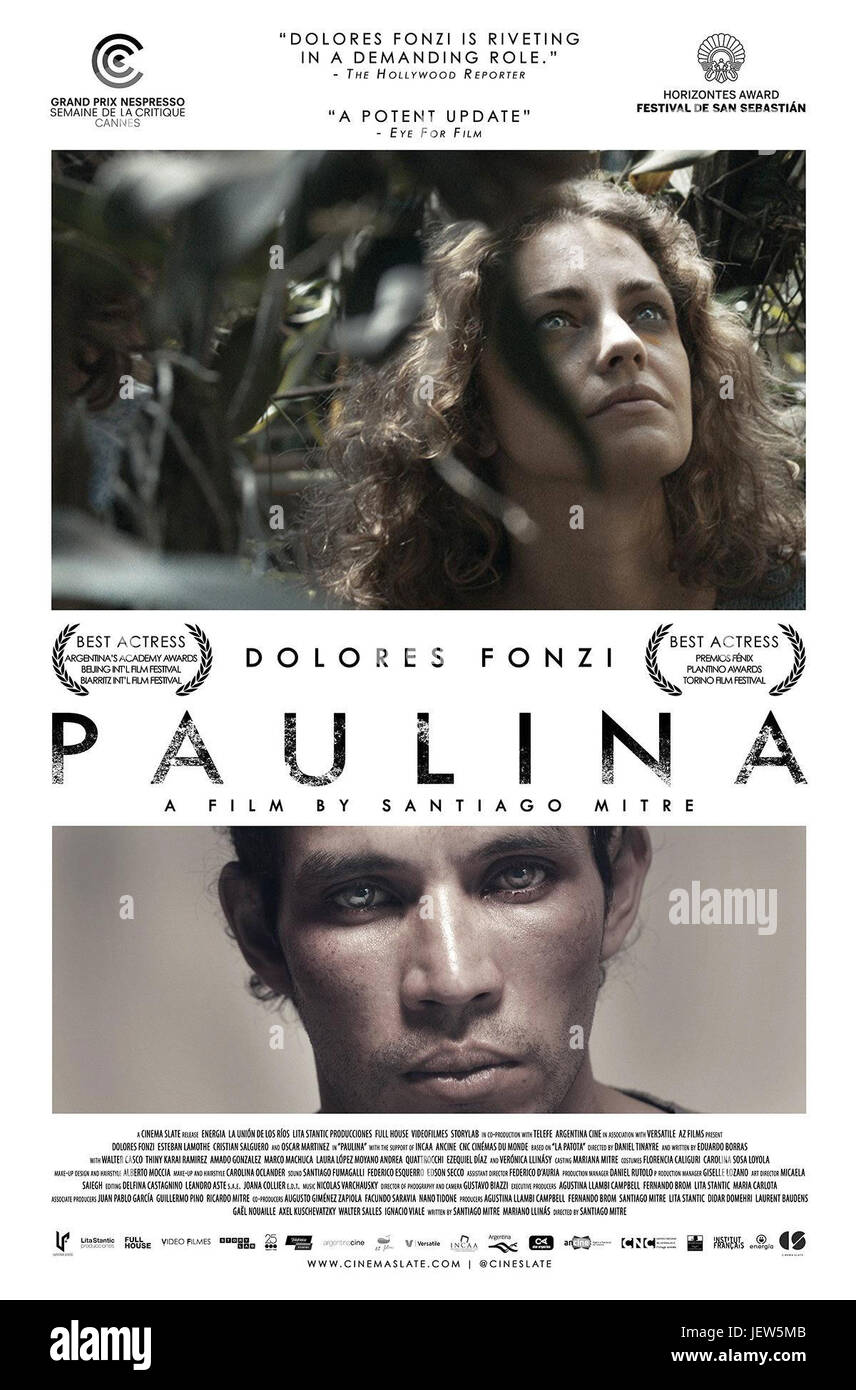 PAULINA, (aka LA PATOTA), US poster, from top: Dolores Fonzi, Cristian ...