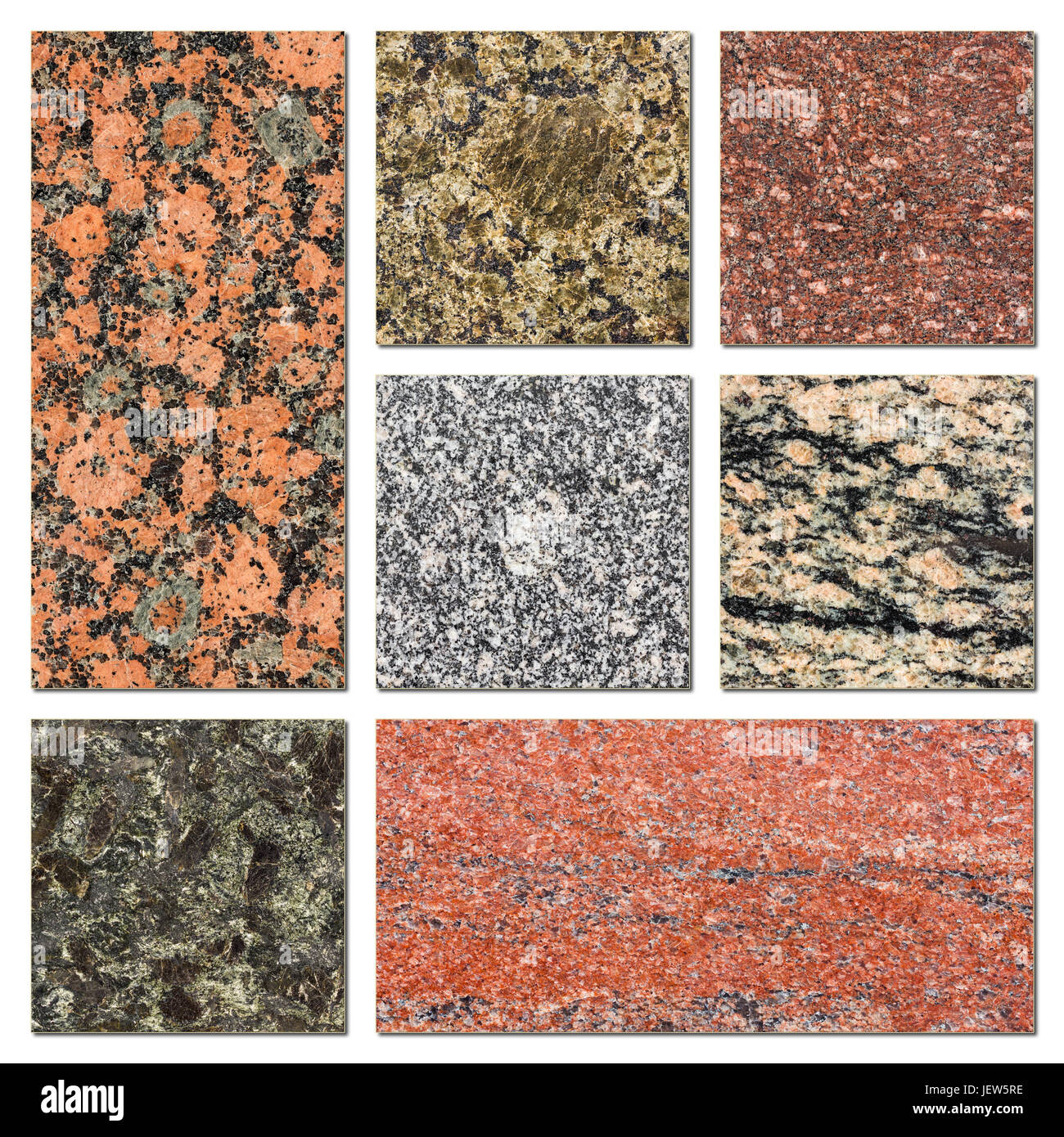 Granite samples collection Stock Photo - Alamy