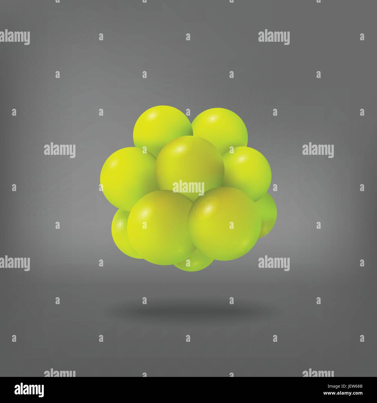 3d abstract atom structure Stock Vector Image & Art - Alamy