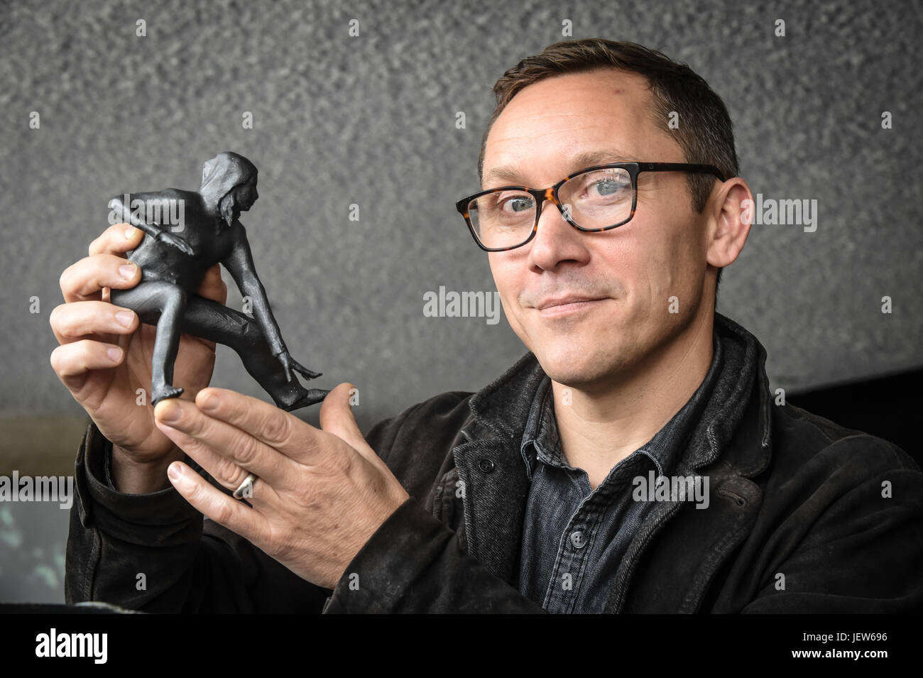 Theatre Royal Plymouth - Cornish born artist Joseph Hillier Stock Photo ...