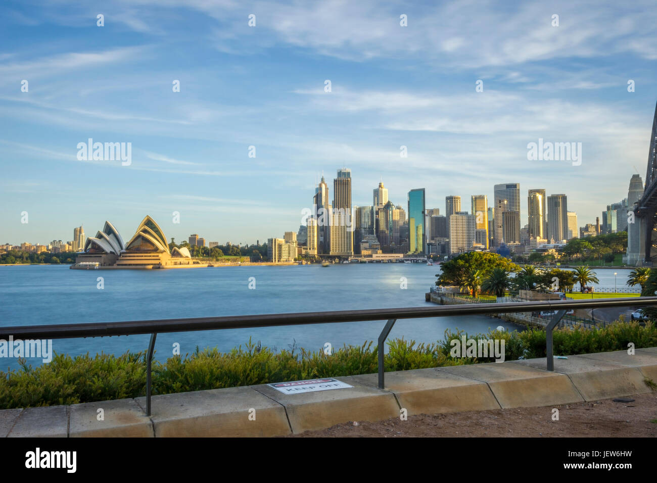 SYDNEY, AUSTRALIA - APRIL 20: View on Sydney skyline with Opera house ...