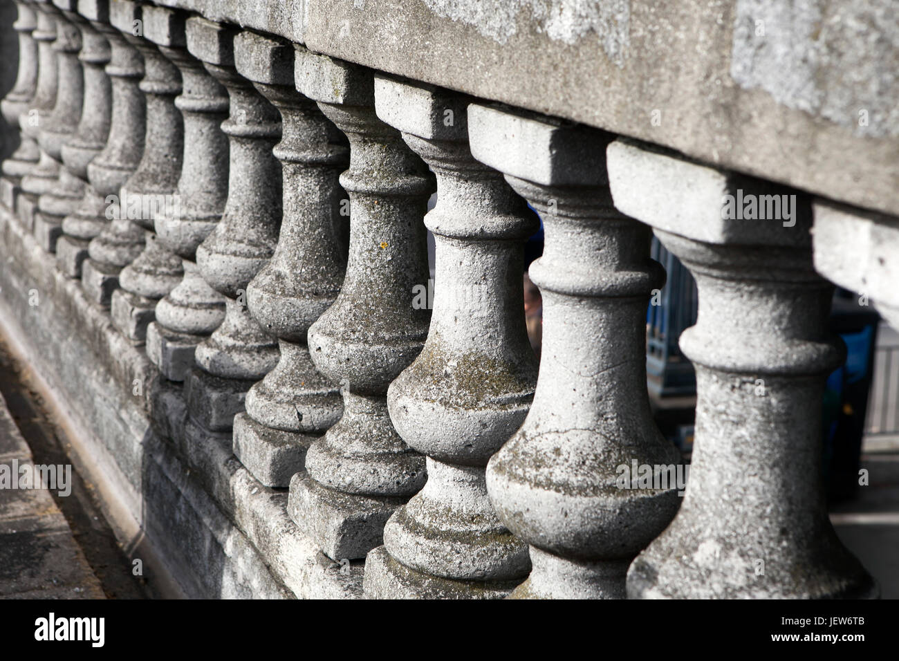Stone Balustrade, Close Up Italy Stock Photo - Alamy