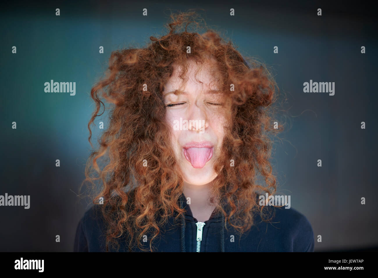 Long tongue woman hi-res stock photography and images - Alamy
