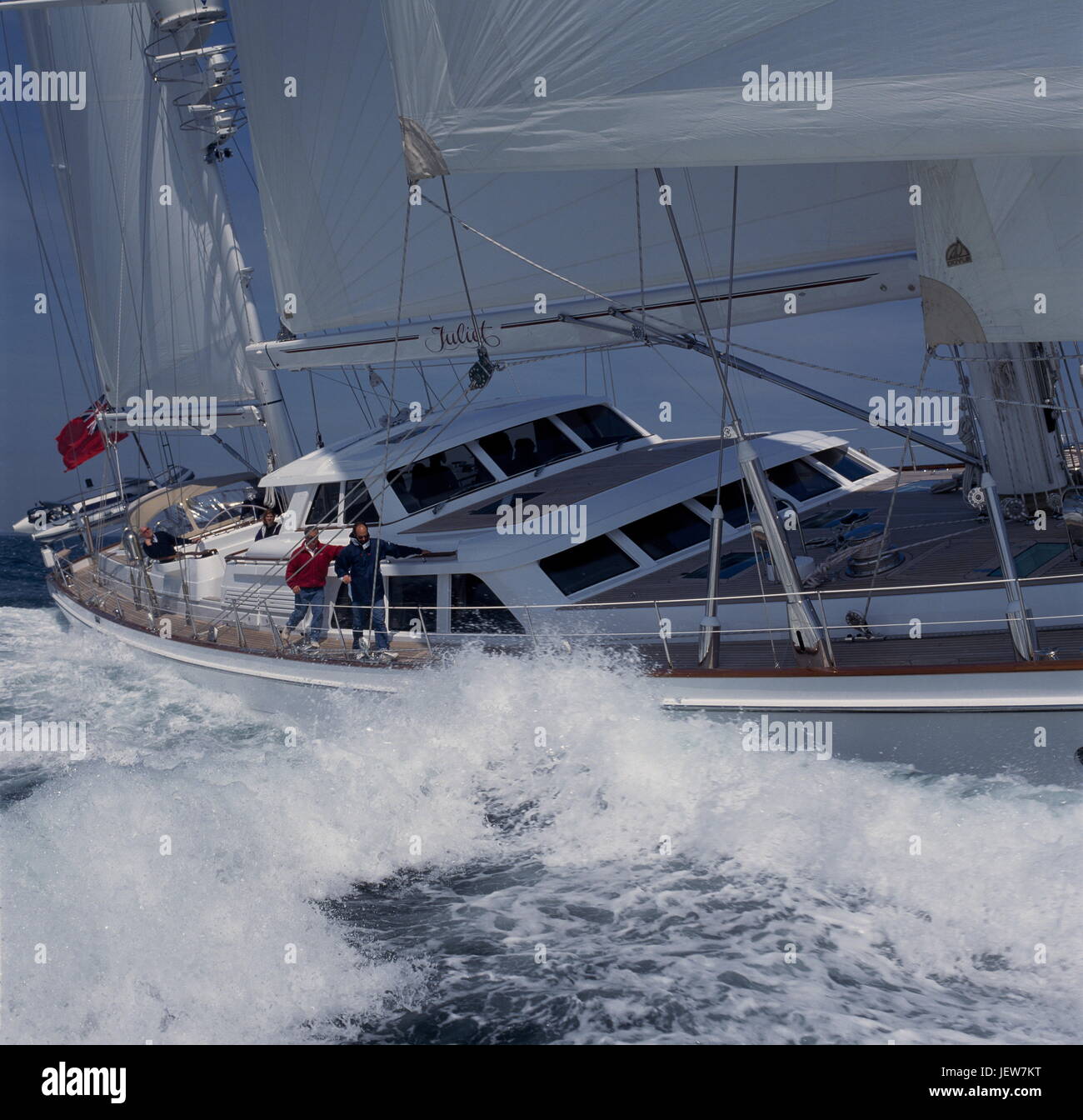 Luxury super yacht deck hi-res stock photography and images - Alamy