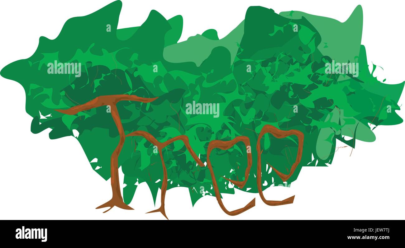 Shady woods Stock Vector Images - Alamy