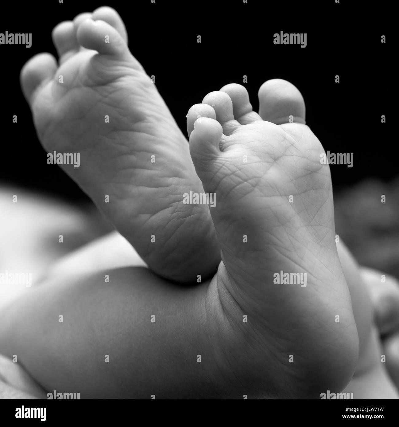 Close-up of babys feet Stock Photo - Alamy