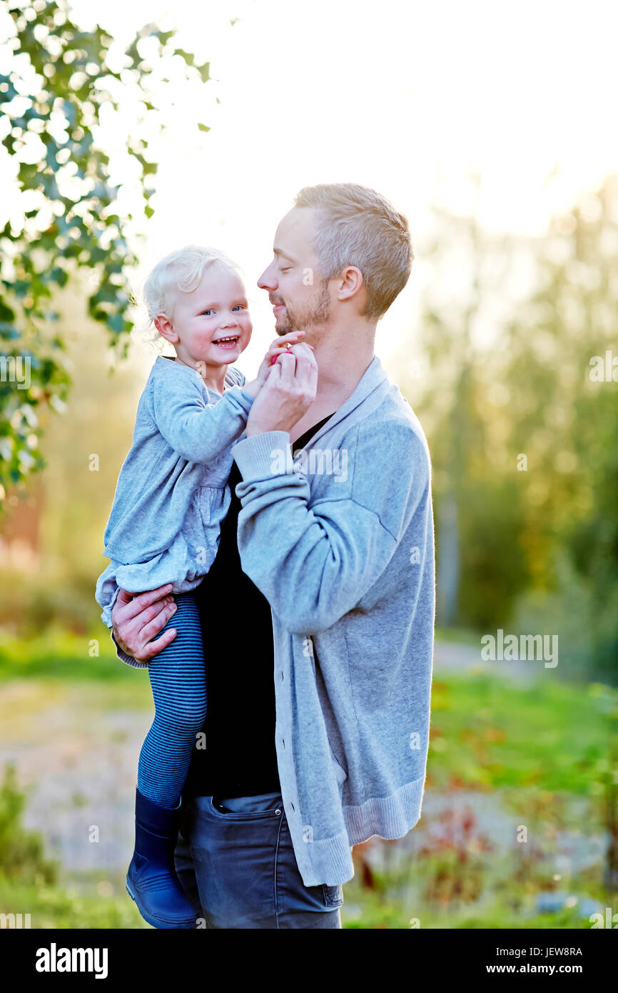 Father with daughter Stock Photo - Alamy