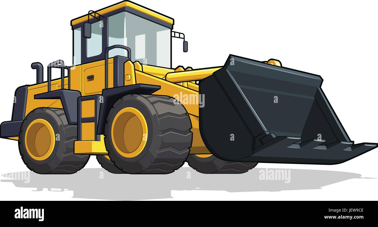 Heavy backhoe large bulldozer Stock Vector Images - Alamy