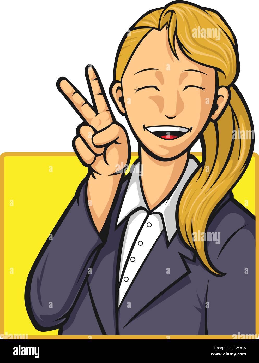 Office smiles Stock Vector Images - Alamy