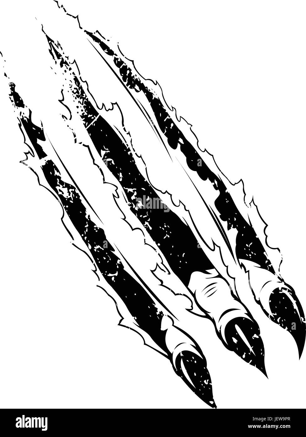 monster, cut, claw, rip, torn, vector, backdrop, background, single ...