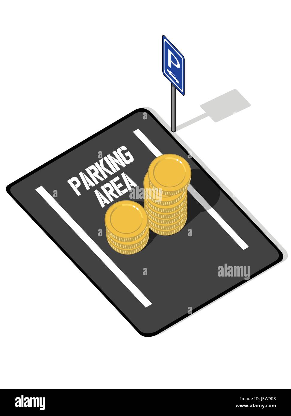 Modern parking garage ceiling Stock Vector Images - Alamy