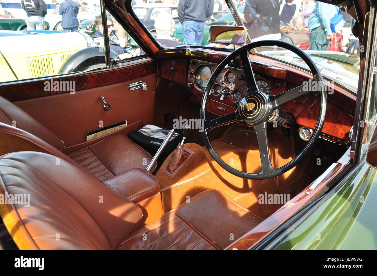 Jaguar Leather Interior High Resolution Stock Photography and Images ...