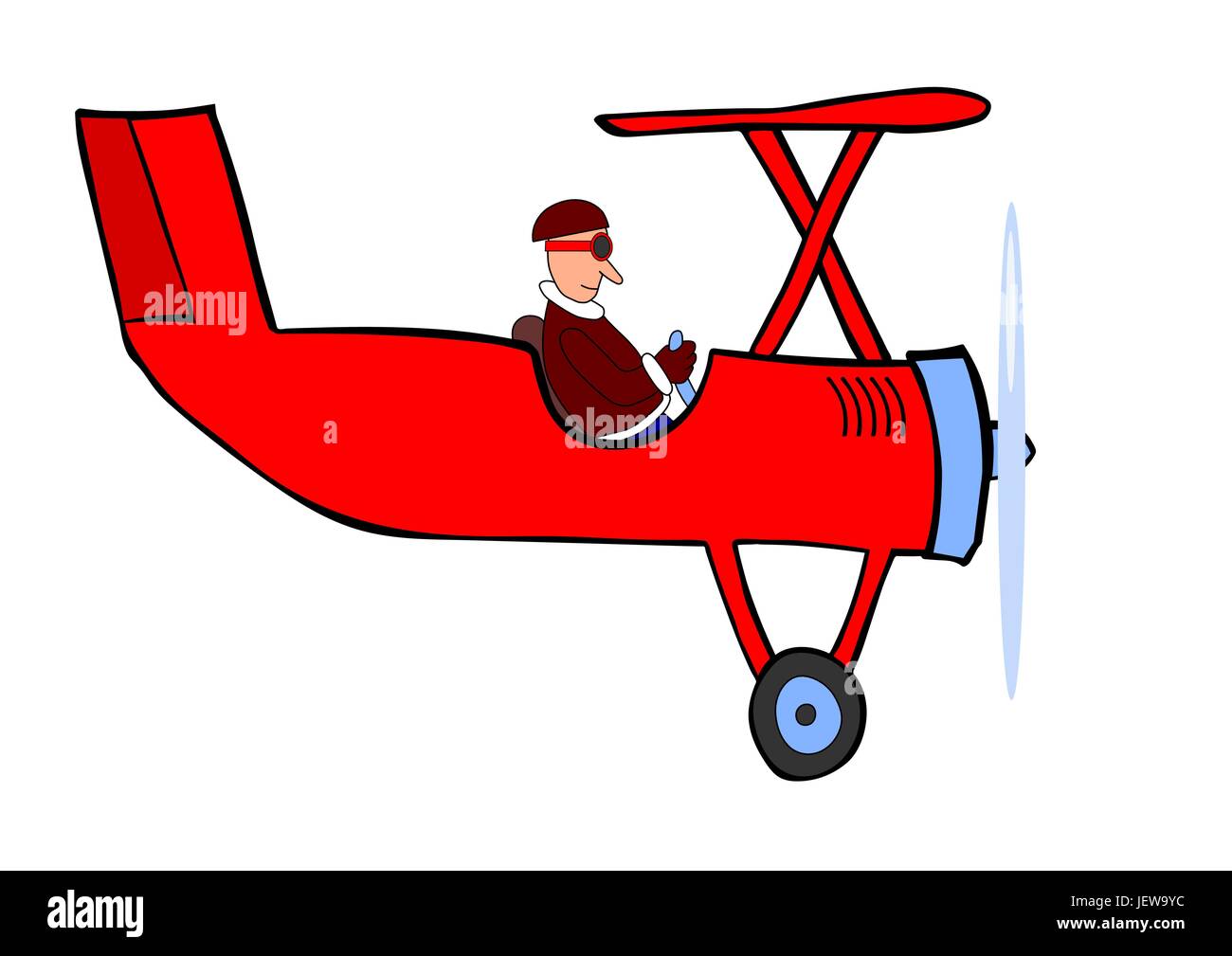 Pilot Flying Monoplane Stock Photos & Pilot Flying Monoplane Stock ...