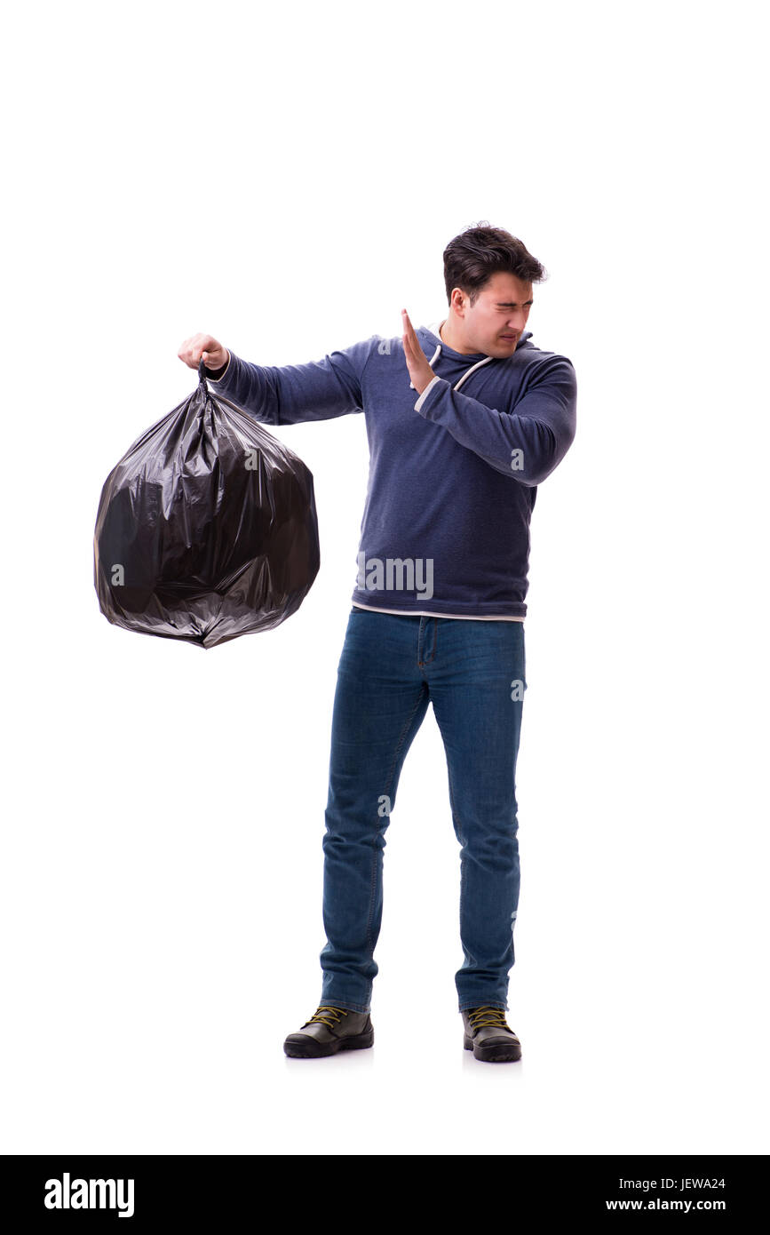 Garbage collection service litter Cut Out Stock Images & Pictures - Alamy