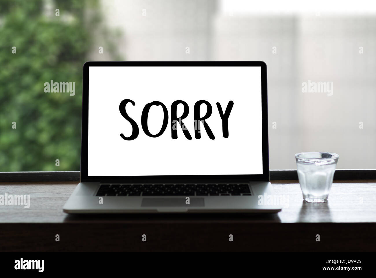 SORRY Forgive Regret Oops Fail False Fault Mistake Regret Apologize ...