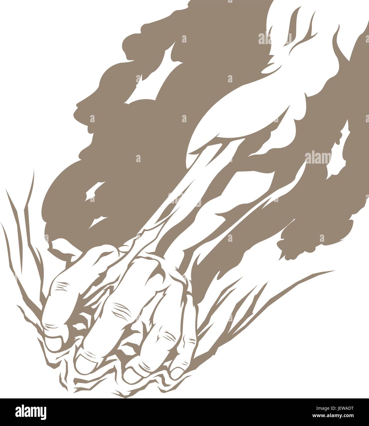 Ragged point Stock Vector Images - Alamy