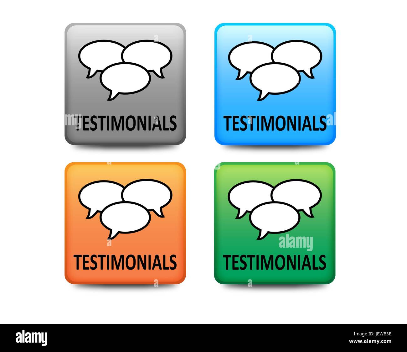 Consumers talk Stock Vector Images - Alamy