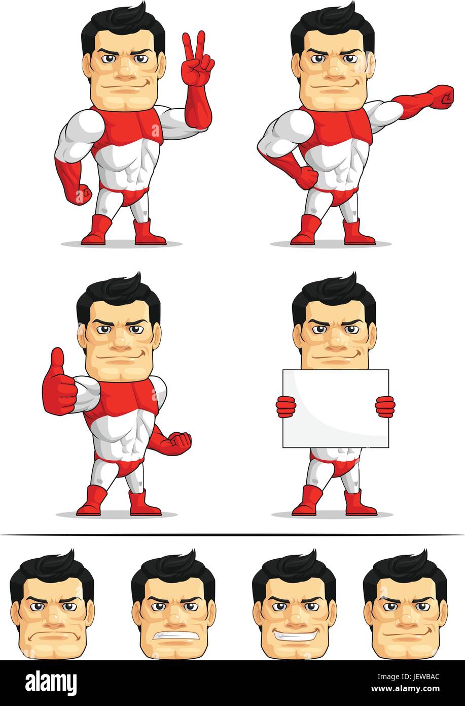 Cartoon man thumb up proud hi-res stock photography and images - Alamy