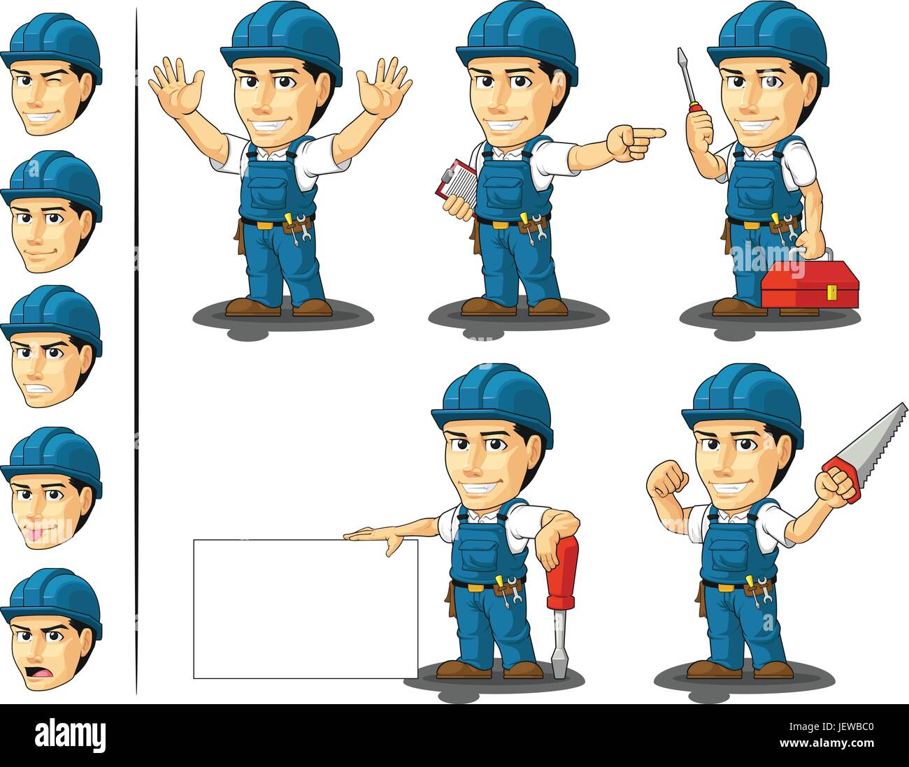 Mechanic cartoon hi-res stock photography and images - Alamy