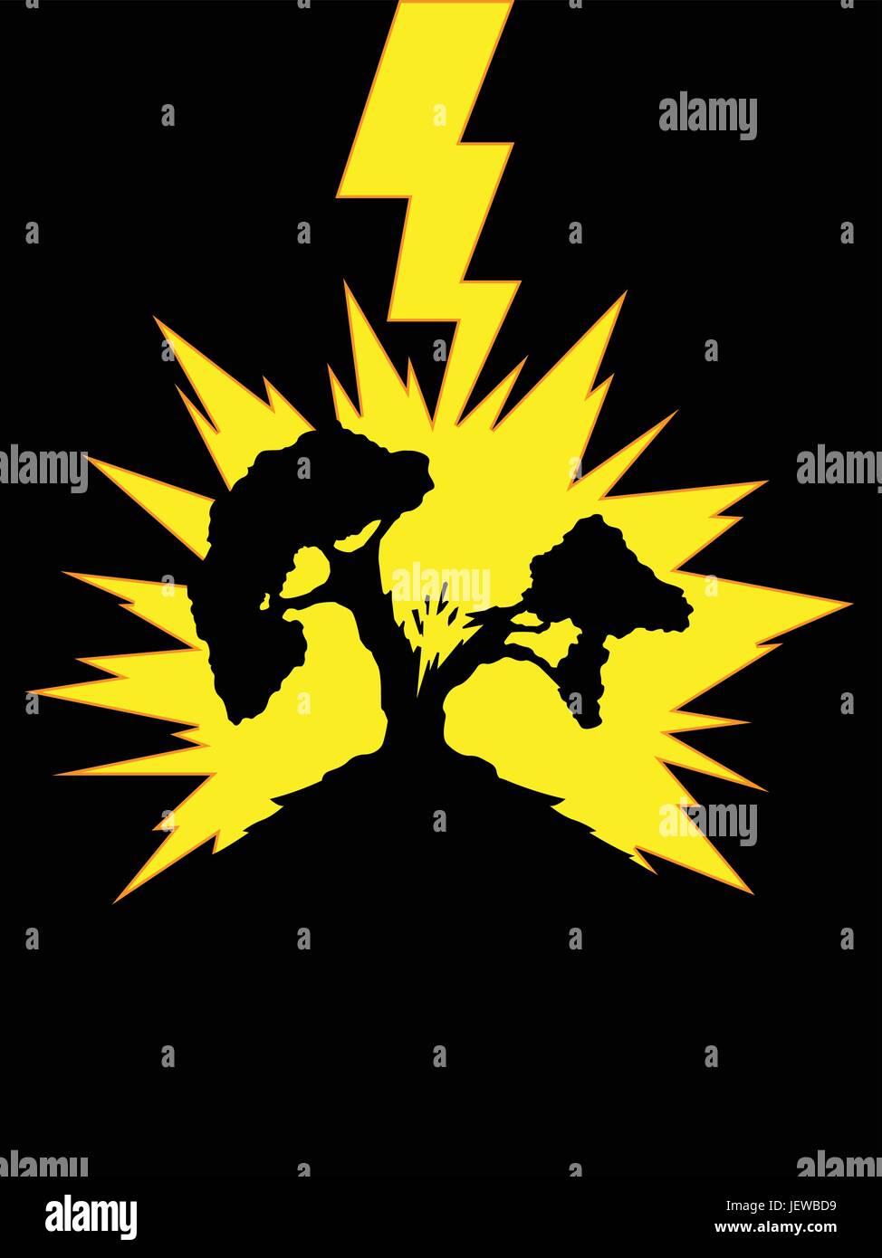 Large flash light Stock Vector Images - Alamy