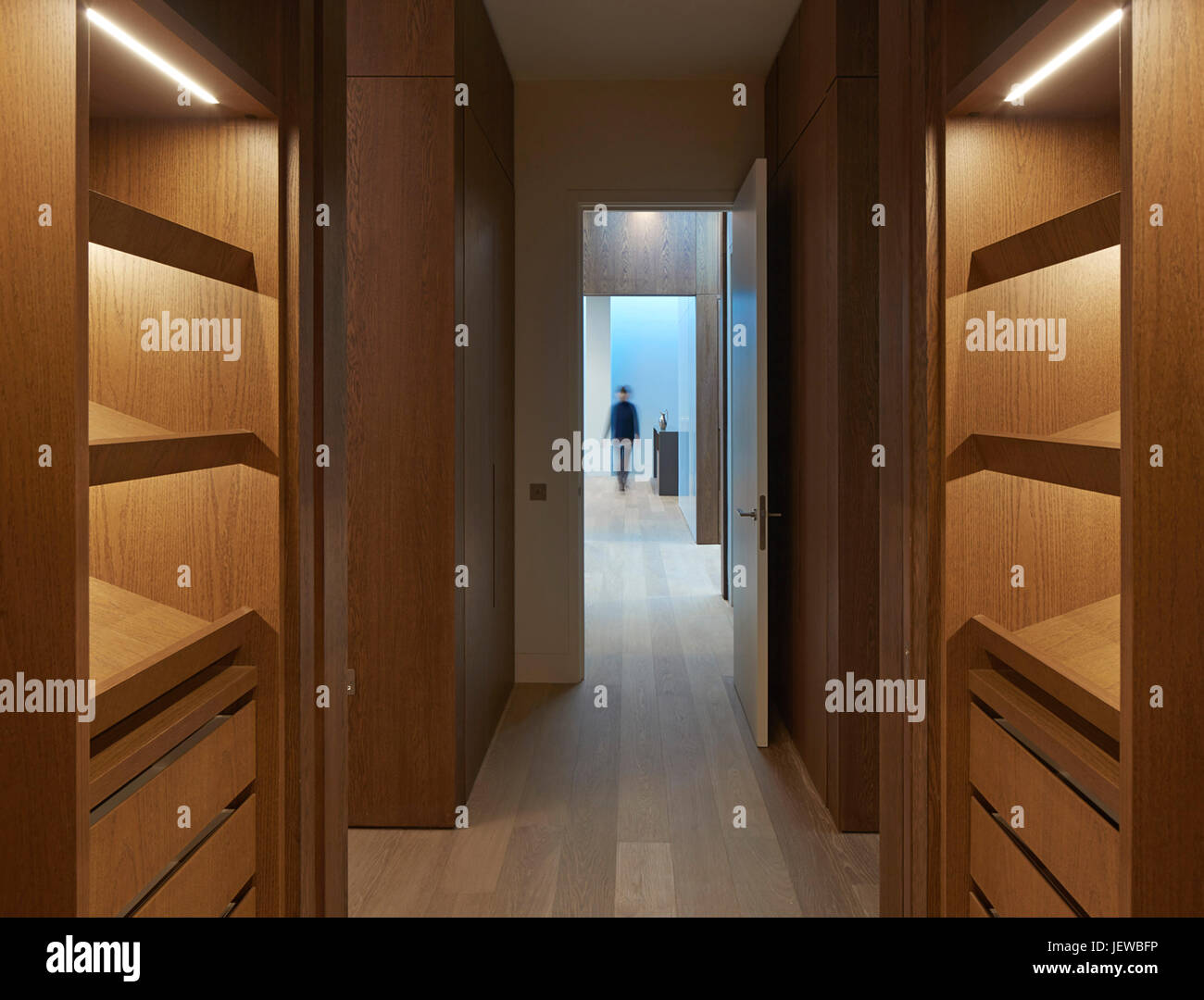 View from walk in wardrobe. Penthouse at the Tapestry Building, London ...