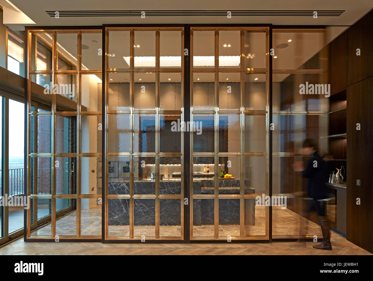 Kitchen. Penthouse at the Tapestry Building, London, United Kingdom ...