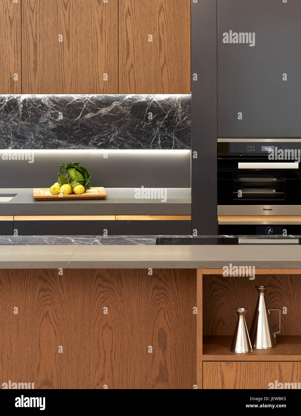 Kitchen detail. Penthouse at the Tapestry Building, London, United ...