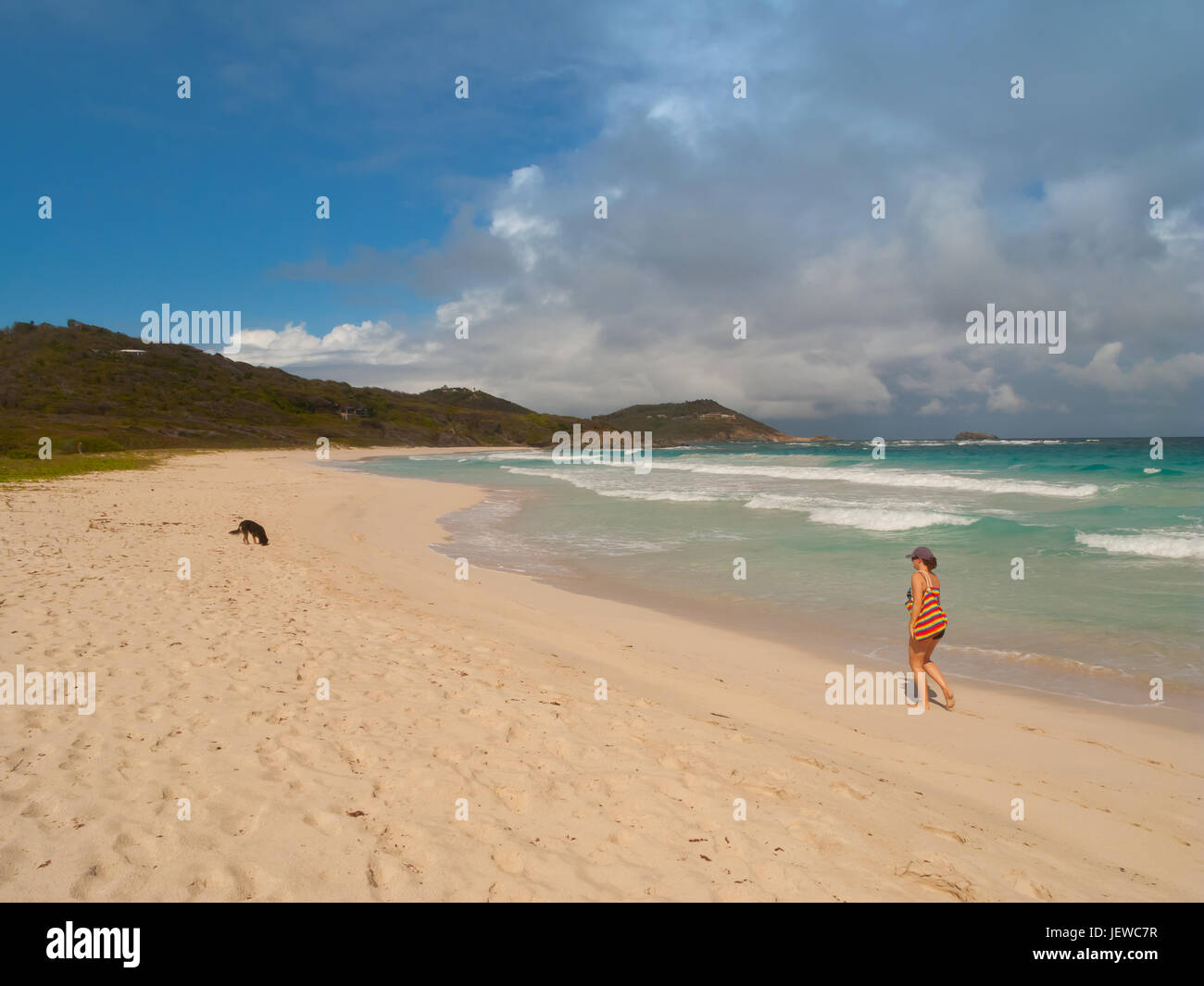 Pasture Beach, Pasture Bay, Mustique Stock Photo - Alamy