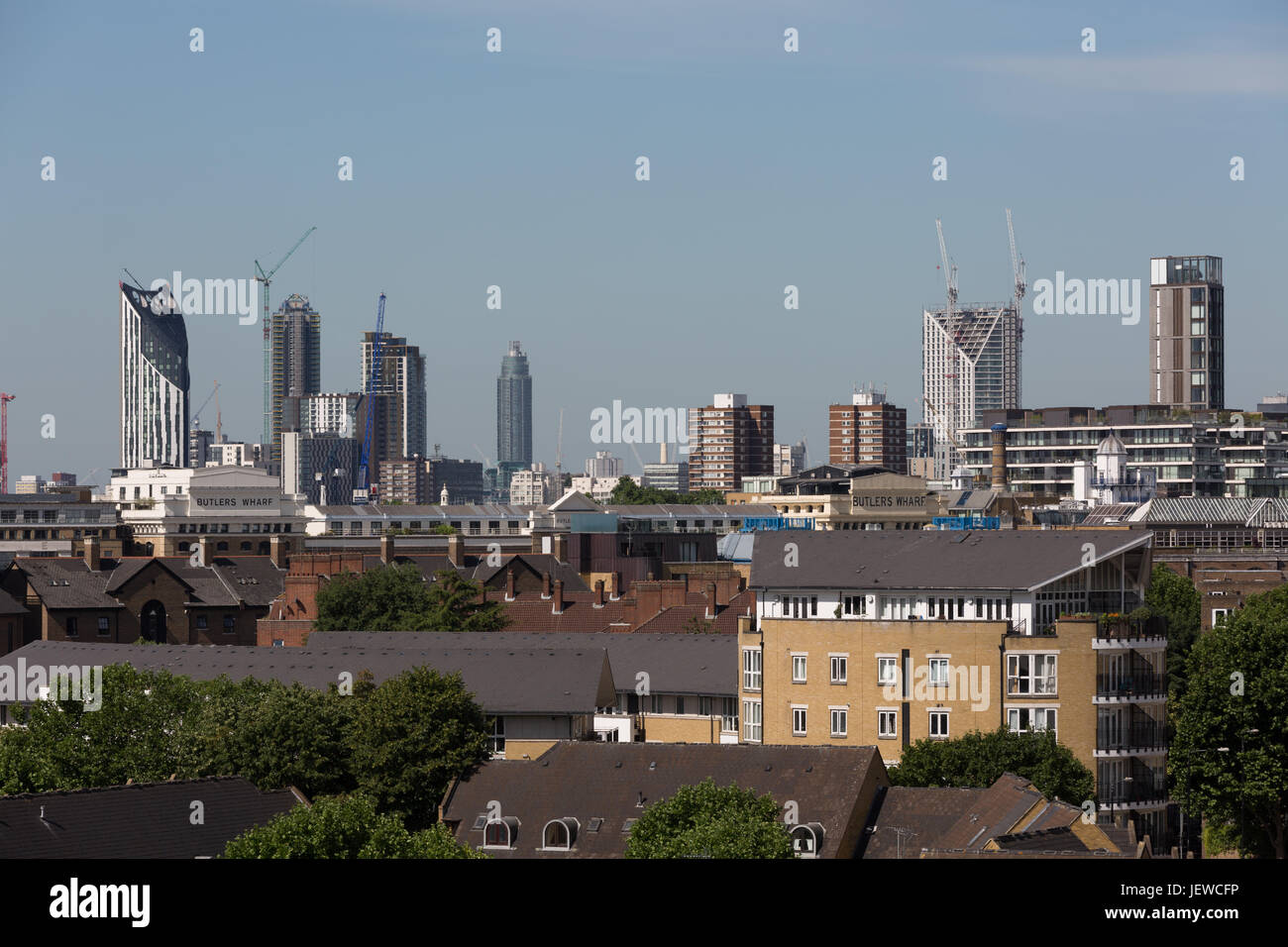 South London skyscrapers Stock Photo - Alamy