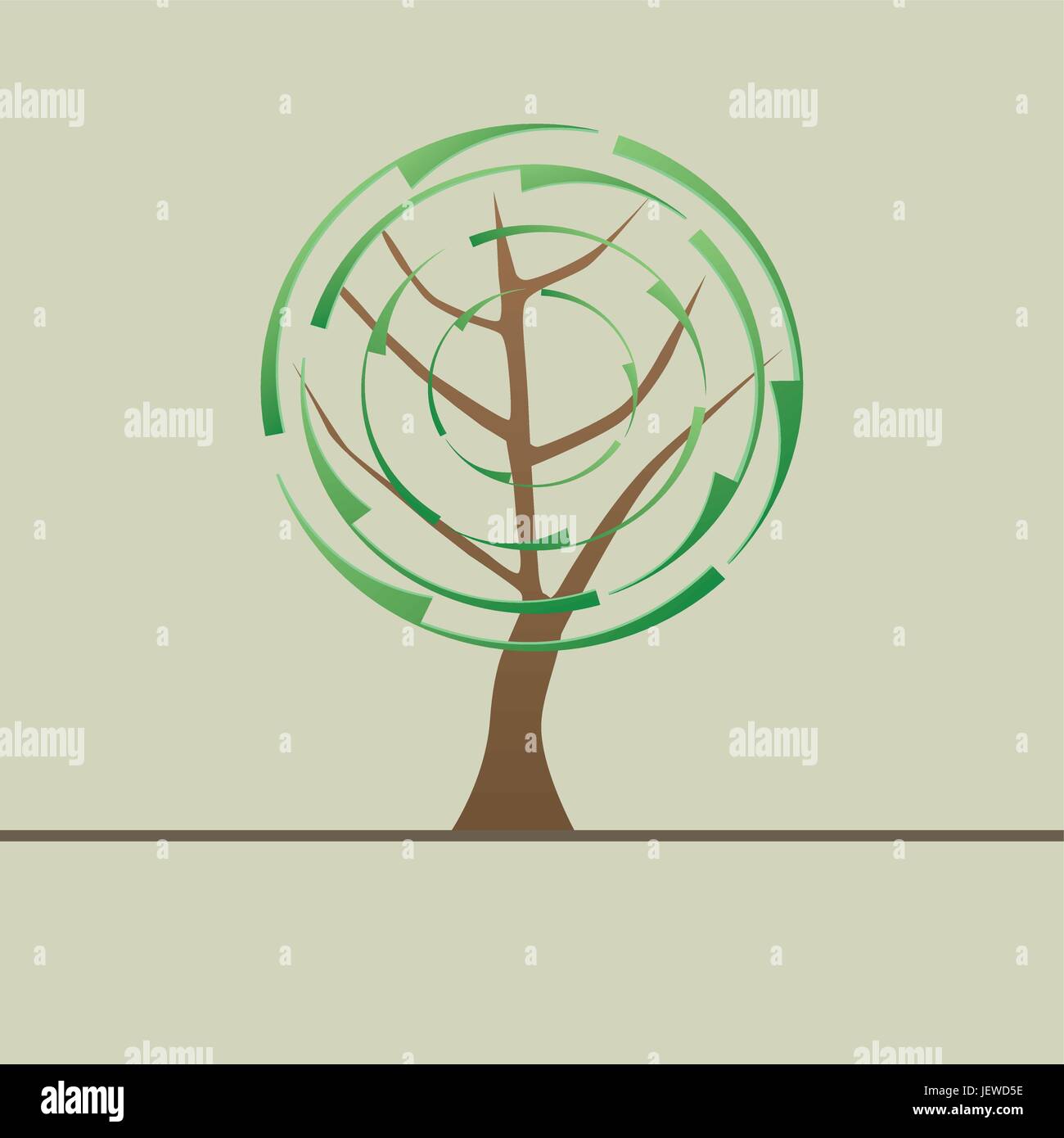 Allotment tree Stock Vector Images - Alamy