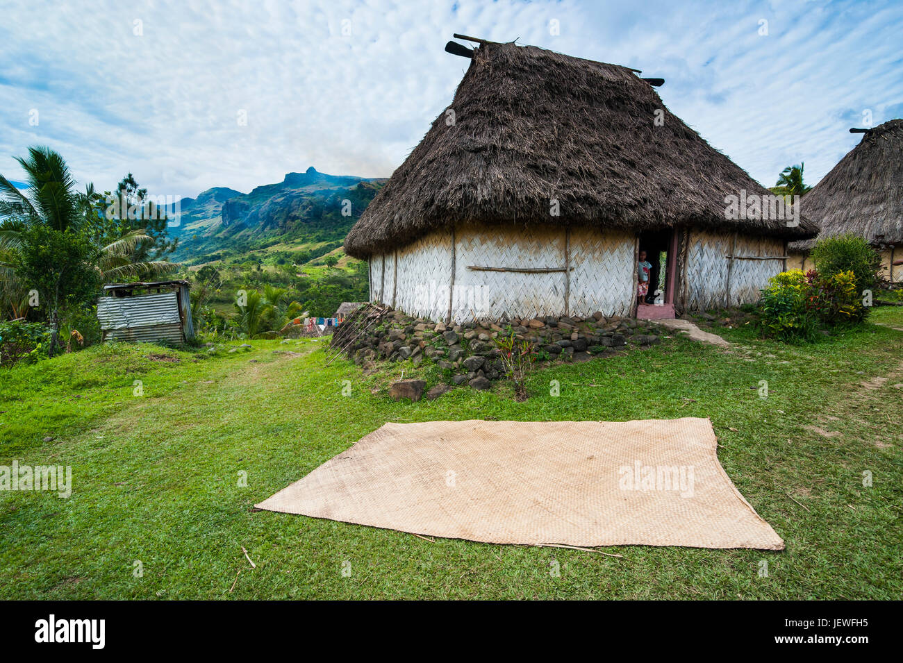 Fiji traditional hut hi-res stock photography and images - Alamy