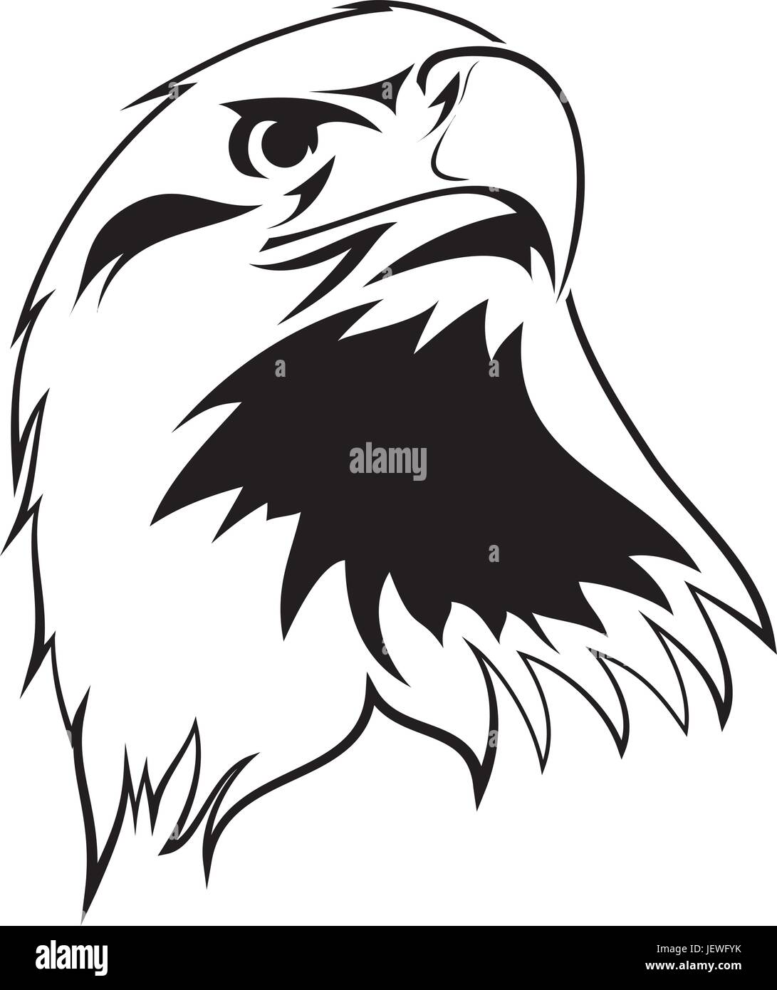 Energy black white portrait Stock Vector Images - Alamy