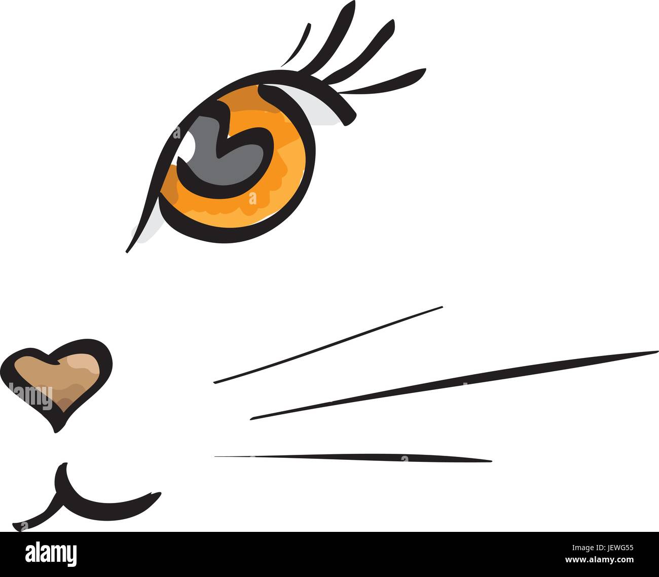 Child glancing Stock Vector Images - Alamy