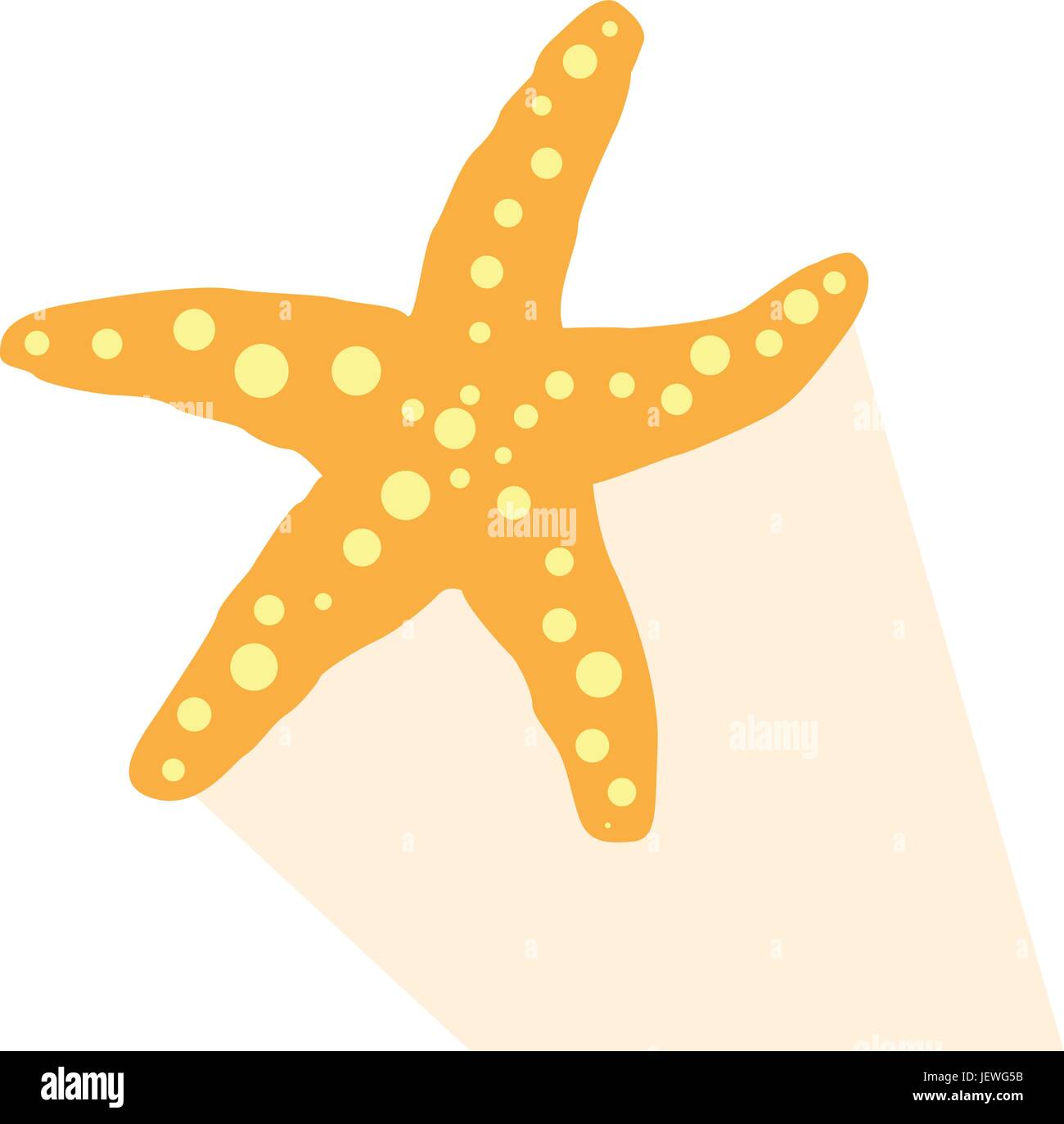 Summer starfish animal isolated Stock Vector Images - Alamy