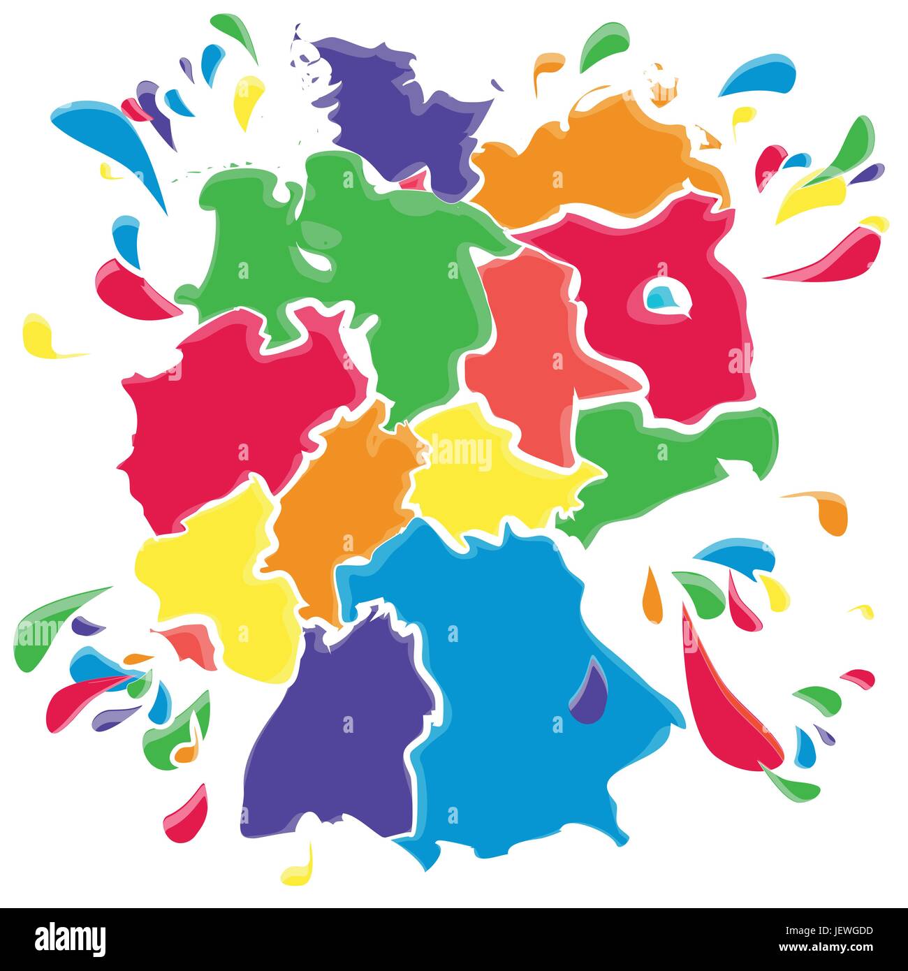 Drop with smudges Stock Vector Images - Alamy