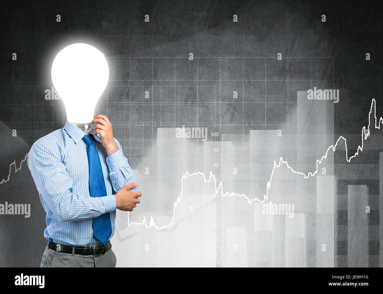 Man thinking over his idea Stock Photo - Alamy
